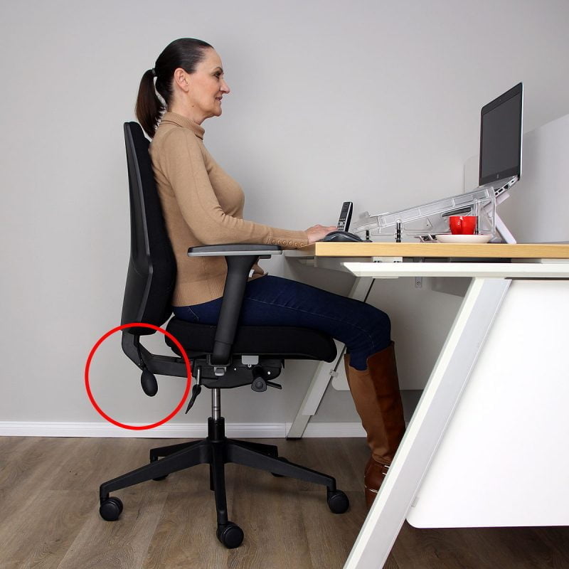 Back support for an office chair - why it's important - Karo