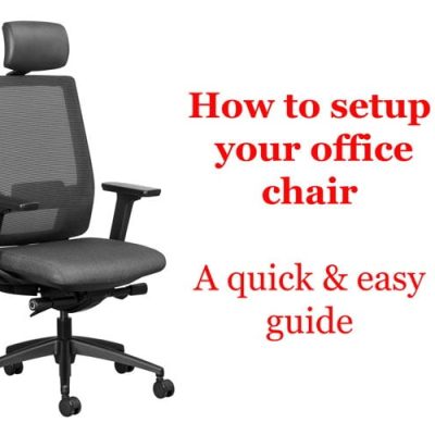How to adjust your chair for the correct sitting posture - Karo